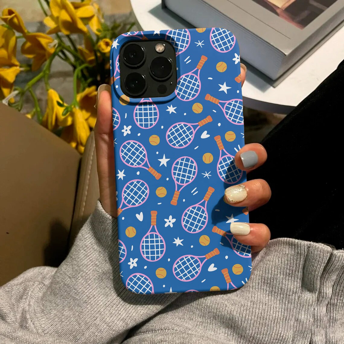 Tennis Racket Seamless Pattern Tennis Digital Pattern Tennis Seamless ...