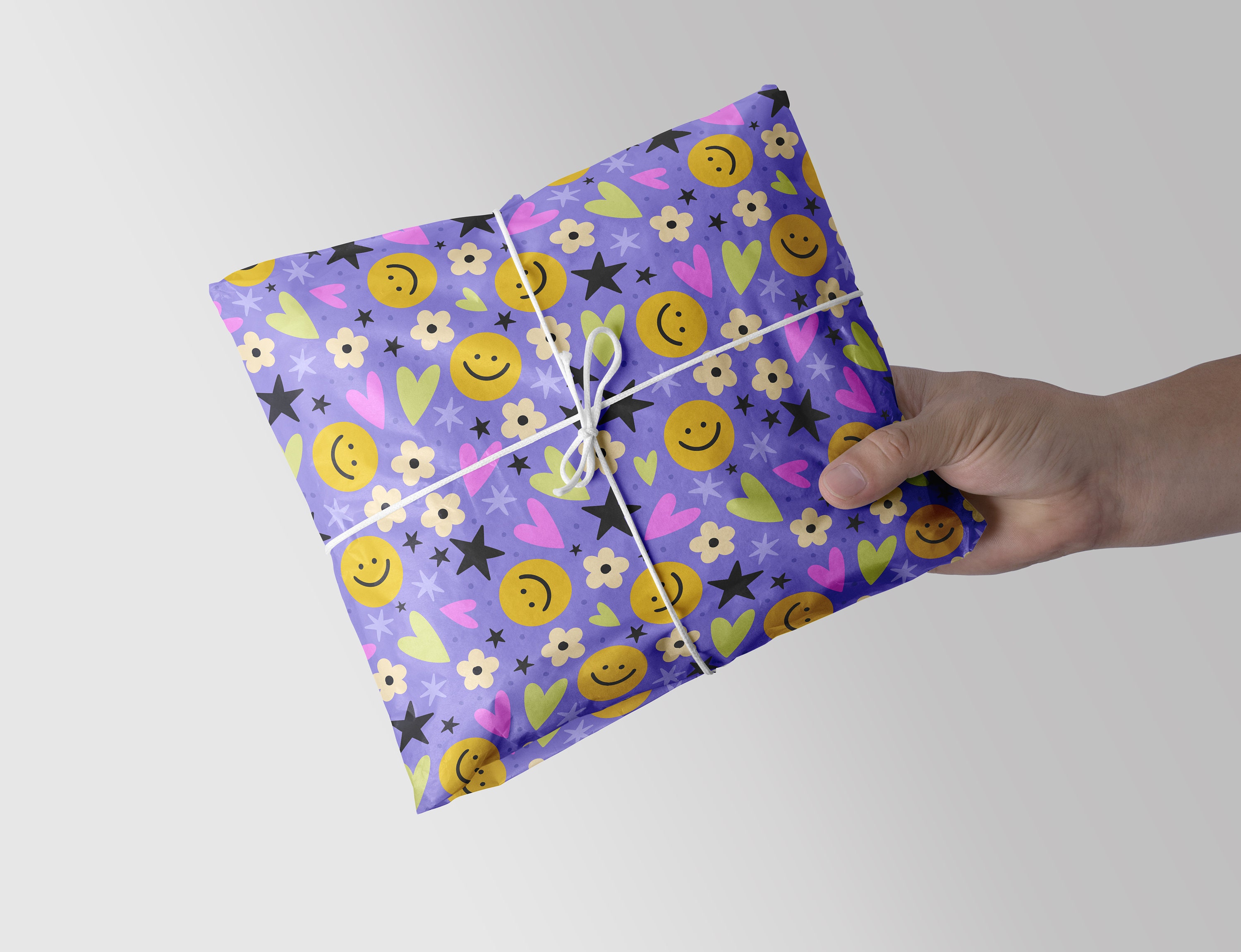 Smiley Face Seamless Pattern Summer Repeat File Retro Smile Digital ...