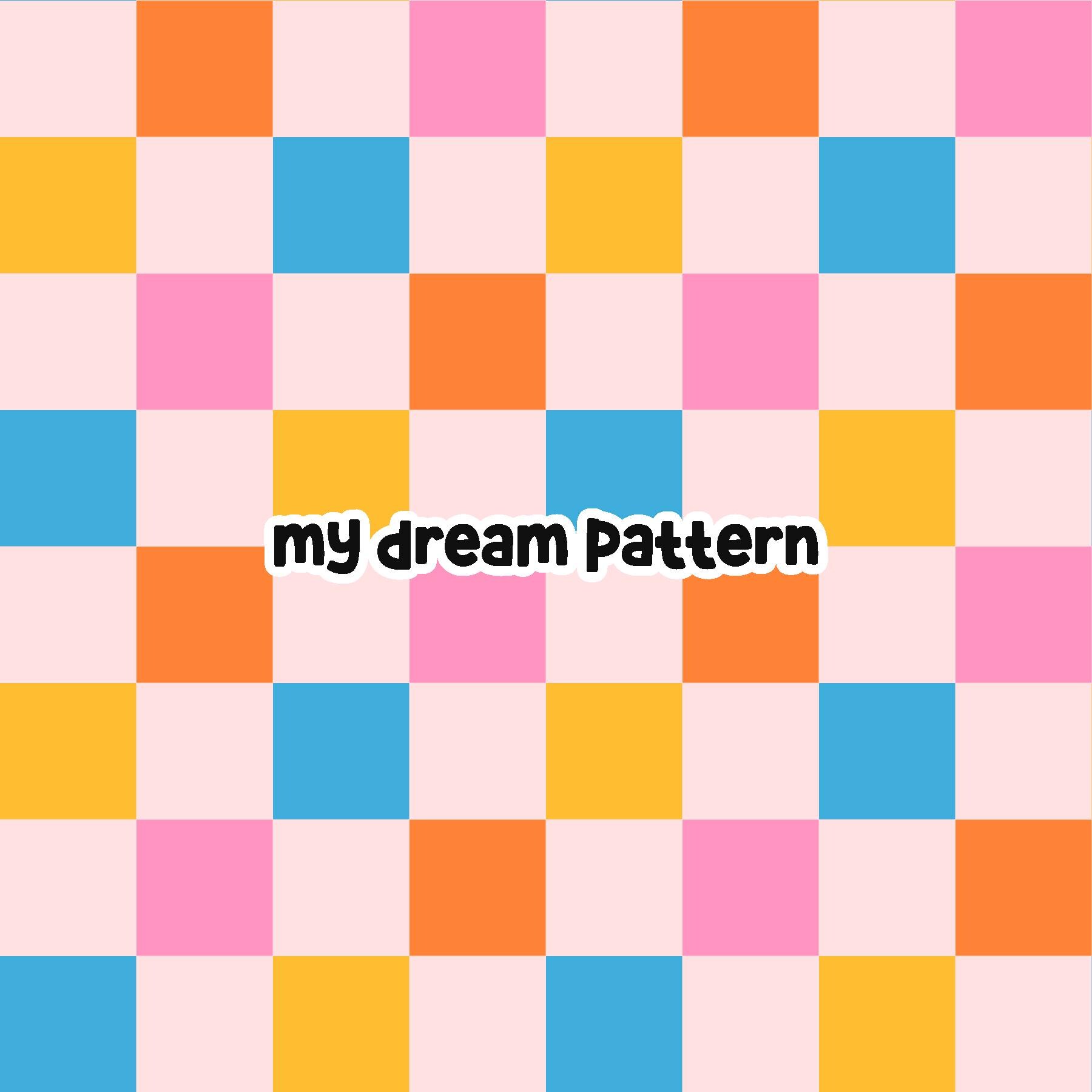 Retro Summer Checkered Seamless Pattern Retro Checkered Seamless Design ...