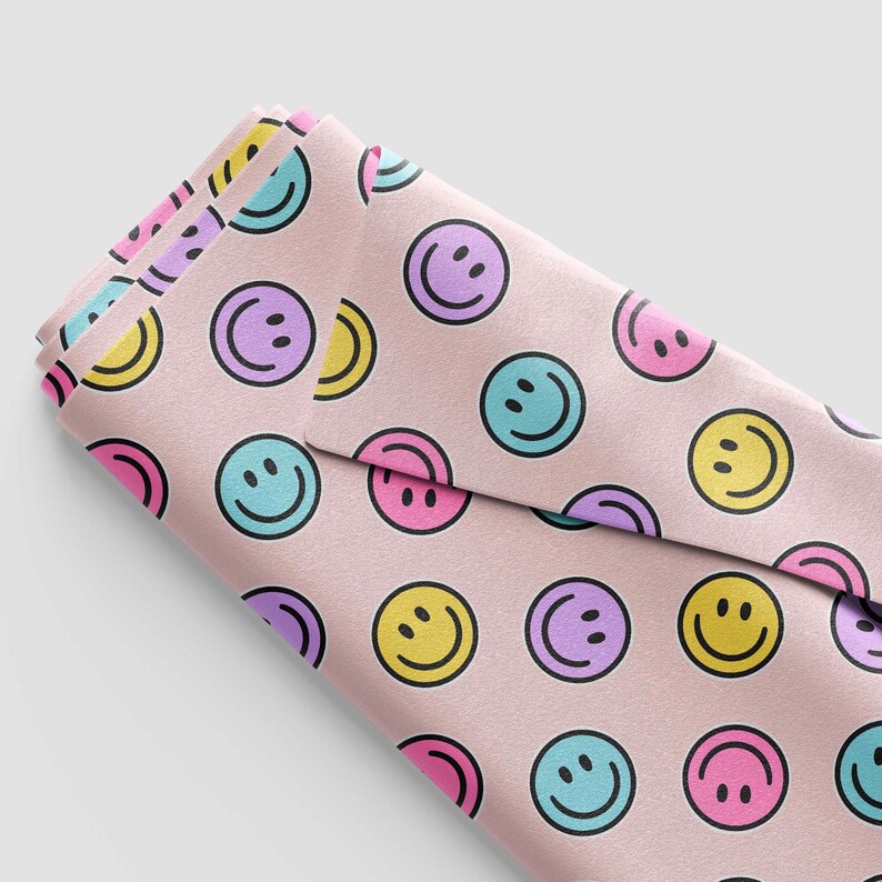 Smile Seamless Pattern Smiley Seamless Design Smile Face Pattern Happy ...