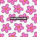 Retro Pink Daisy Seamless Pattern, Groovy Floral File (digital Download ...