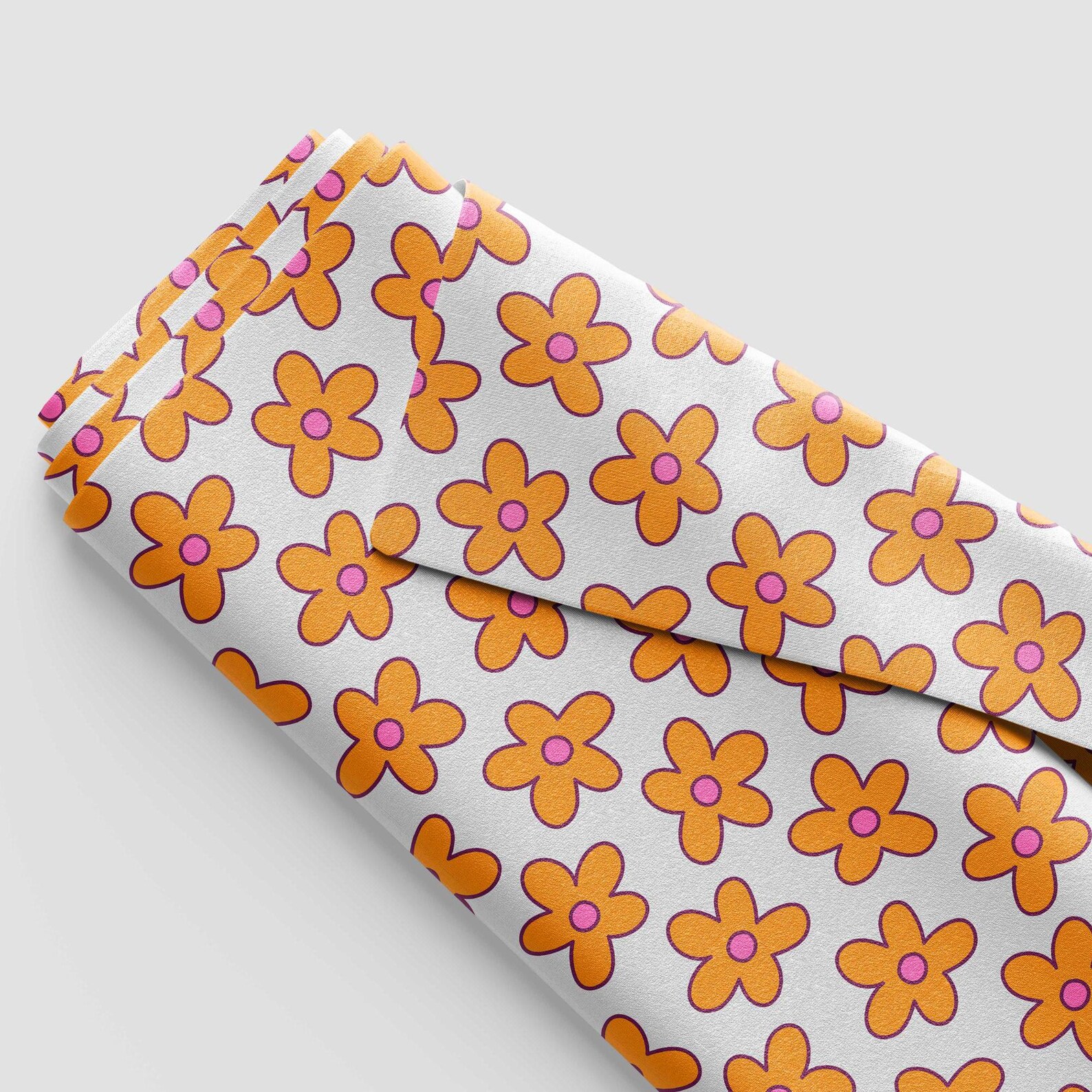 Retro Daisy Seamless Pattern – Groovy Daisy Digital Paper. - Etsy