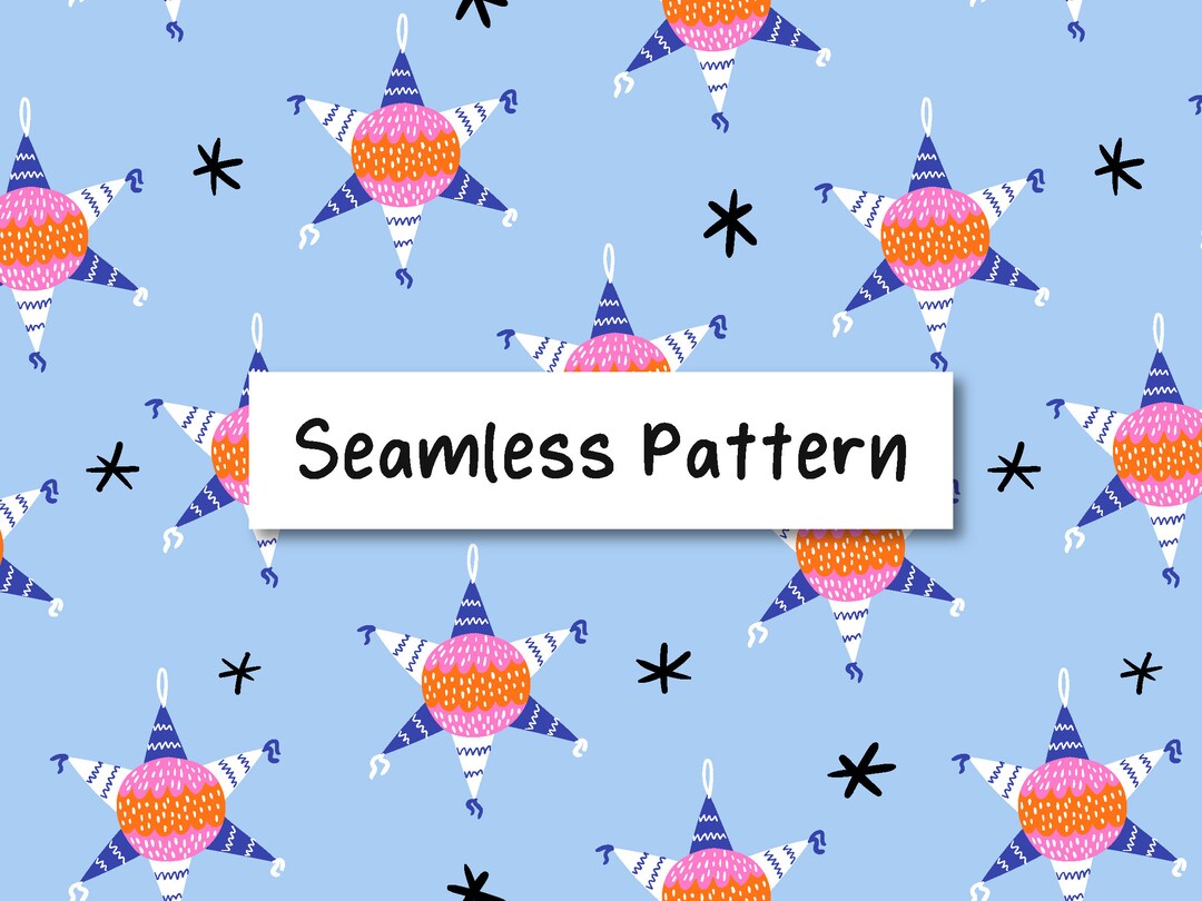 Pinata Seamless Pattern Pinata Seamless Paper Pinata Seamless File ...