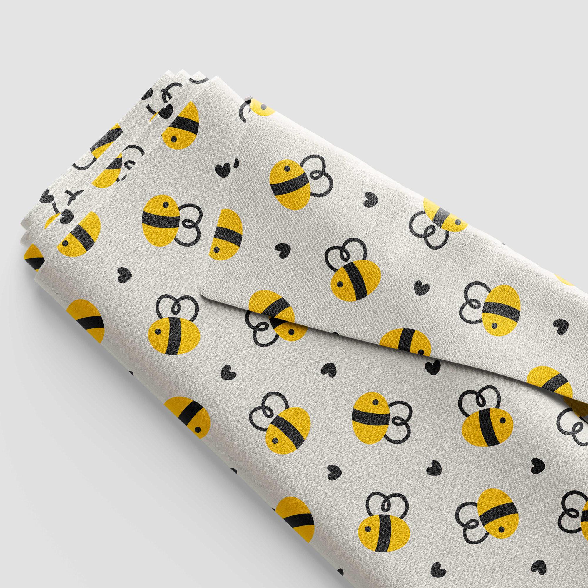 Bee Repeat Seamless Pattern Bee Seamless Design Bees Digital Pattern - Etsy