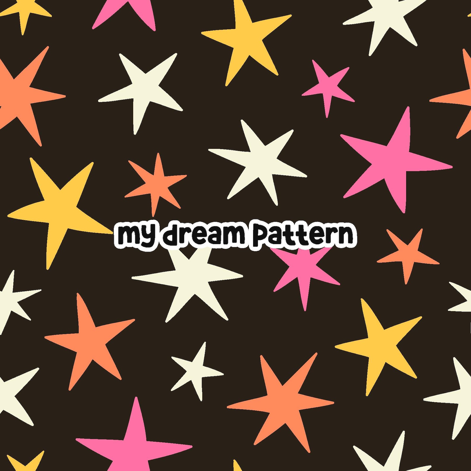 Retro Stars Seamless Pattern Stars Digital Pattern - Etsy