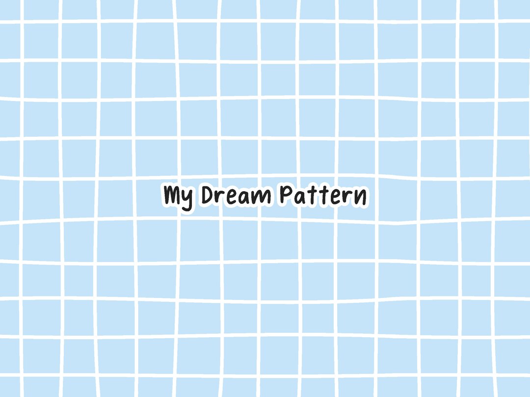 Pastel Blue Grid Seamless Pattern Pastel Blue Digital Pattern Pastel ...