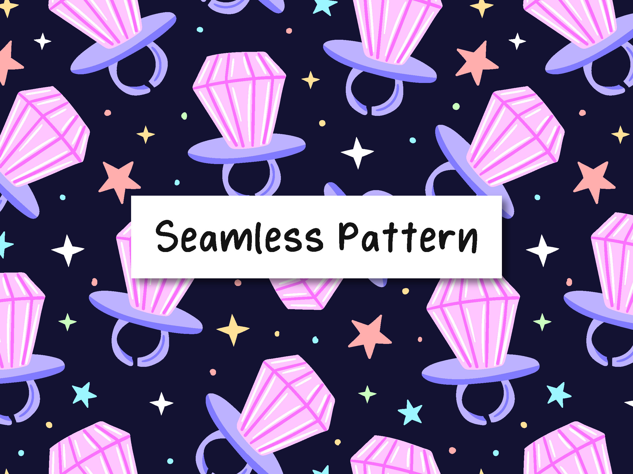 Ring Pop Seamless Pattern. 90s Background. 90s Seamless - Etsy