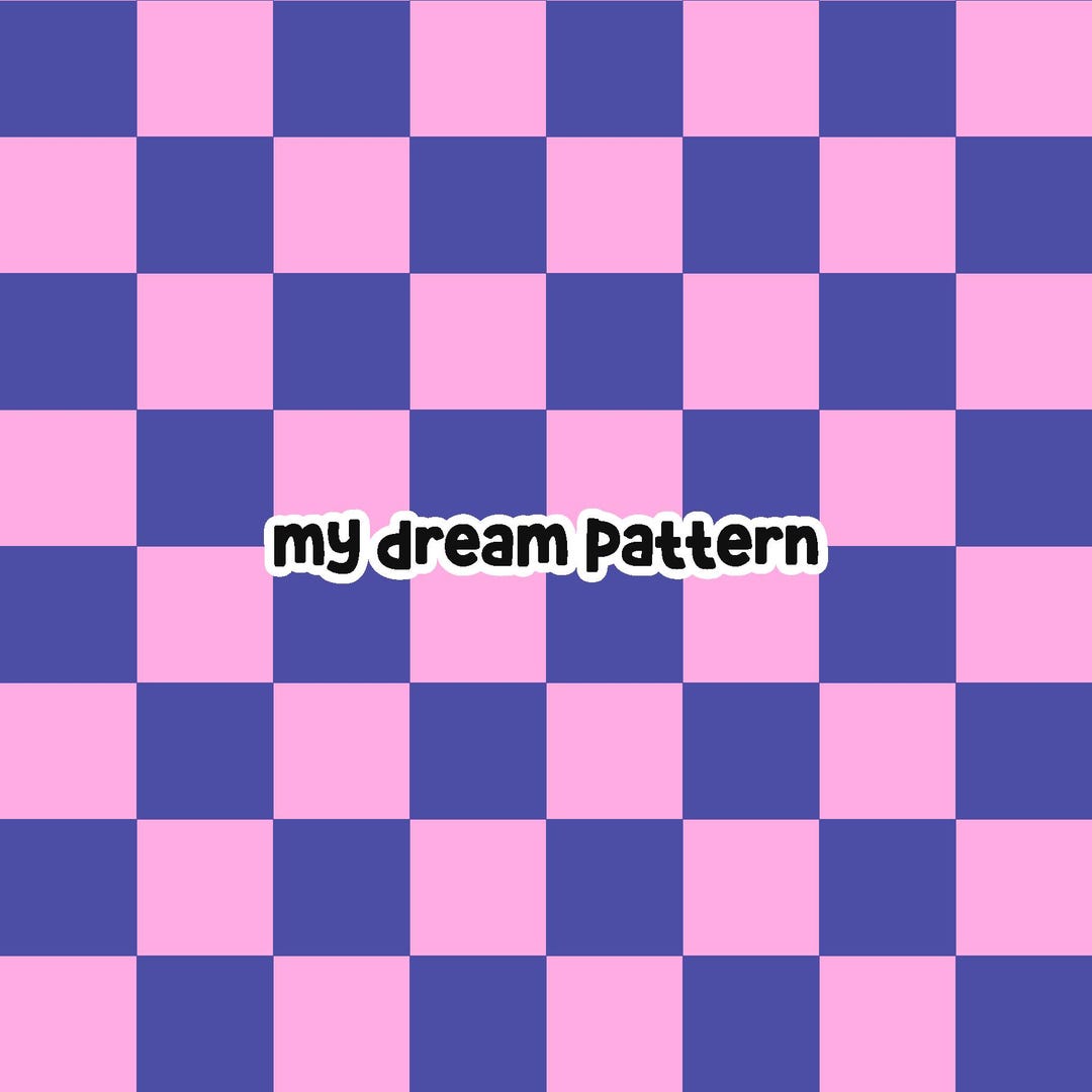 Pink Blue Checkered Seamless Pattern Blue Pink Checkerboard Pattern. - Etsy