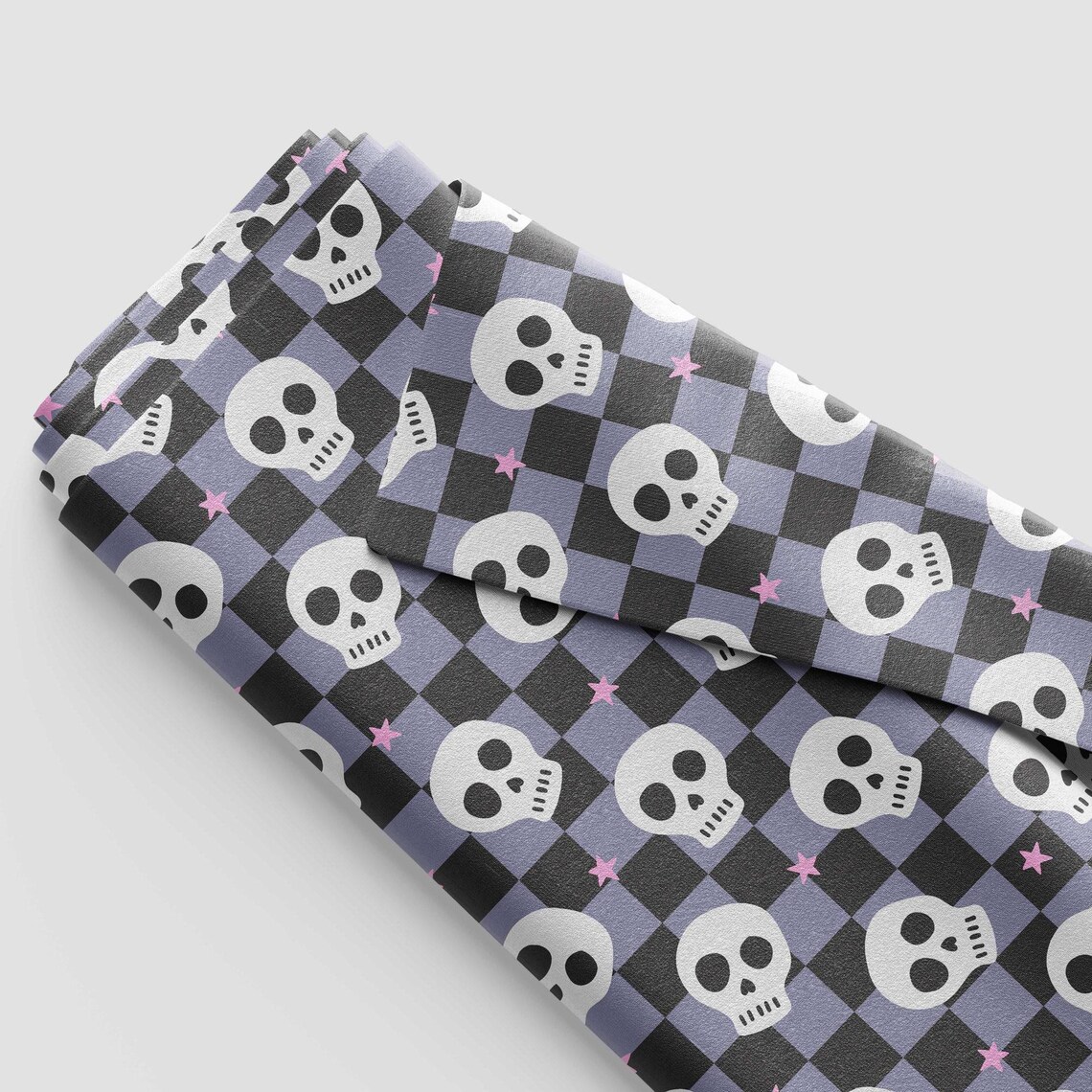 Halloween Checkered Seamless Pattern Skull Checkered Seamless File ...