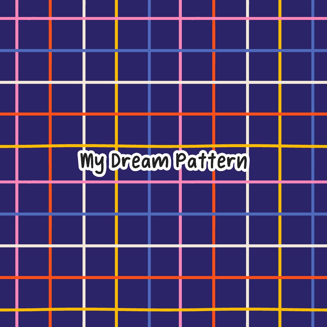 Colorful Grid Seamless Pattern Grid Seamless Repeat Pattern. - Etsy