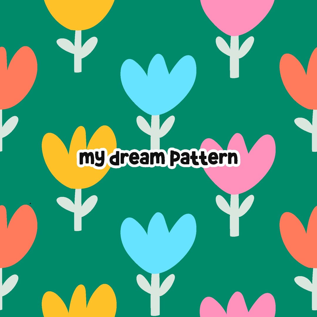 Spring Floral Seamless Pattern Summer Spring Floral Repeat Pattern ...