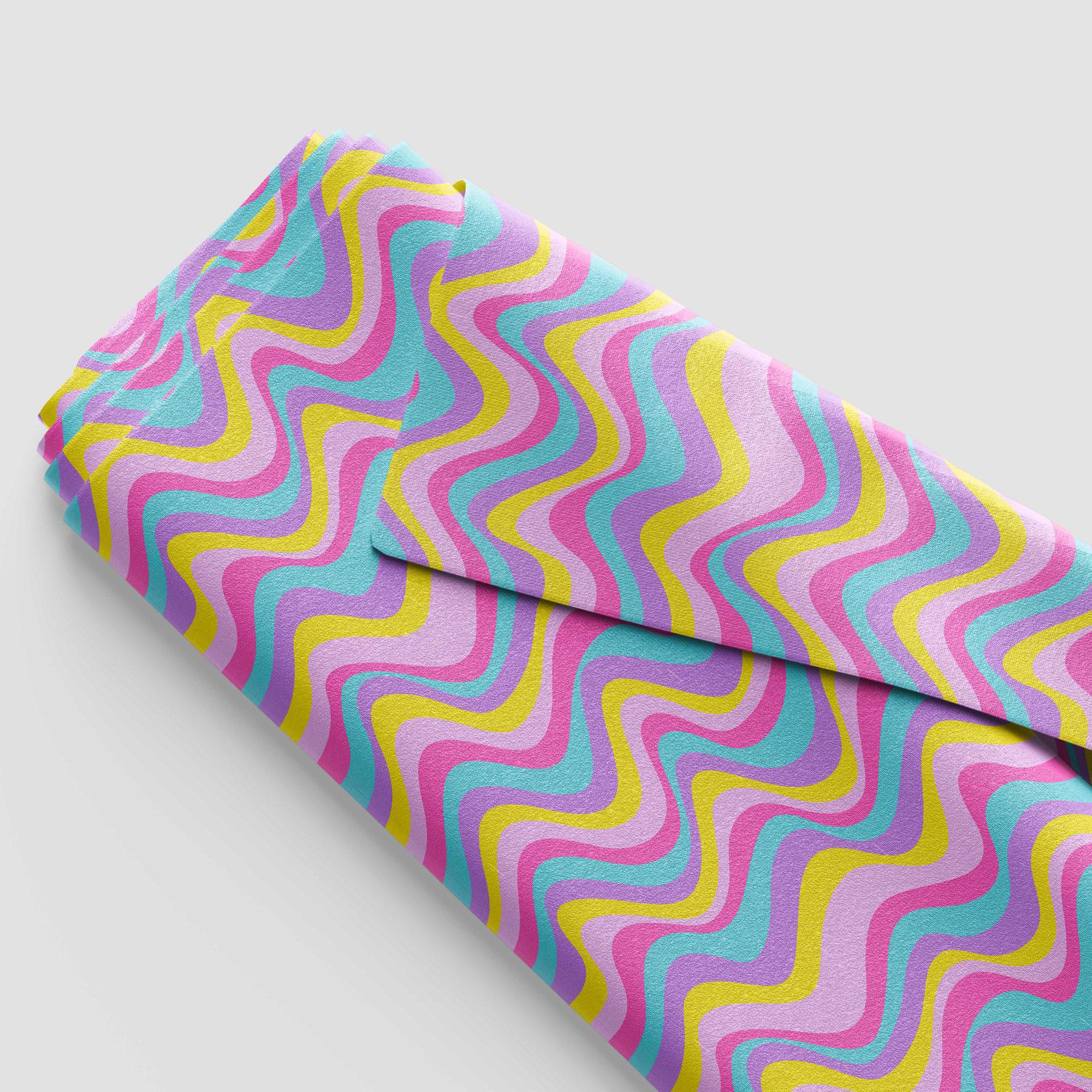 Summer Waves Seamless Pattern Wavy Seamless File. - Etsy