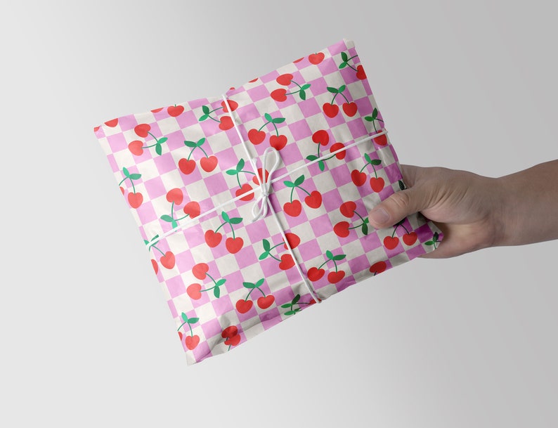 Cherry Checkered Seamless Pattern Cherry Checkerboard Seamless Design ...