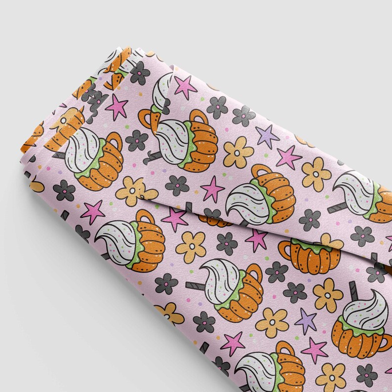 Pumpkin Spice Seamless Pattern Fall Pumpkin Latte Pattern. - Etsy