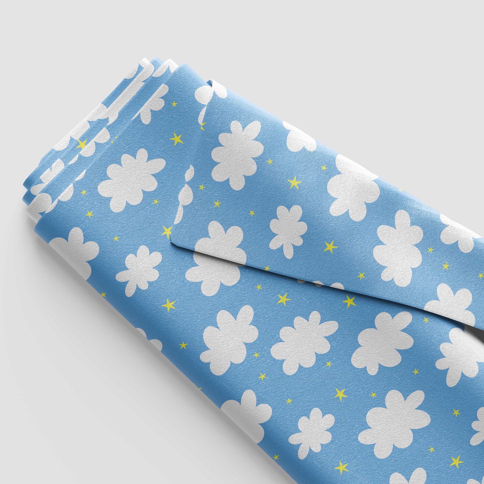 Blue Sky Seamless Pattern Clouds Digital Pattern - Etsy