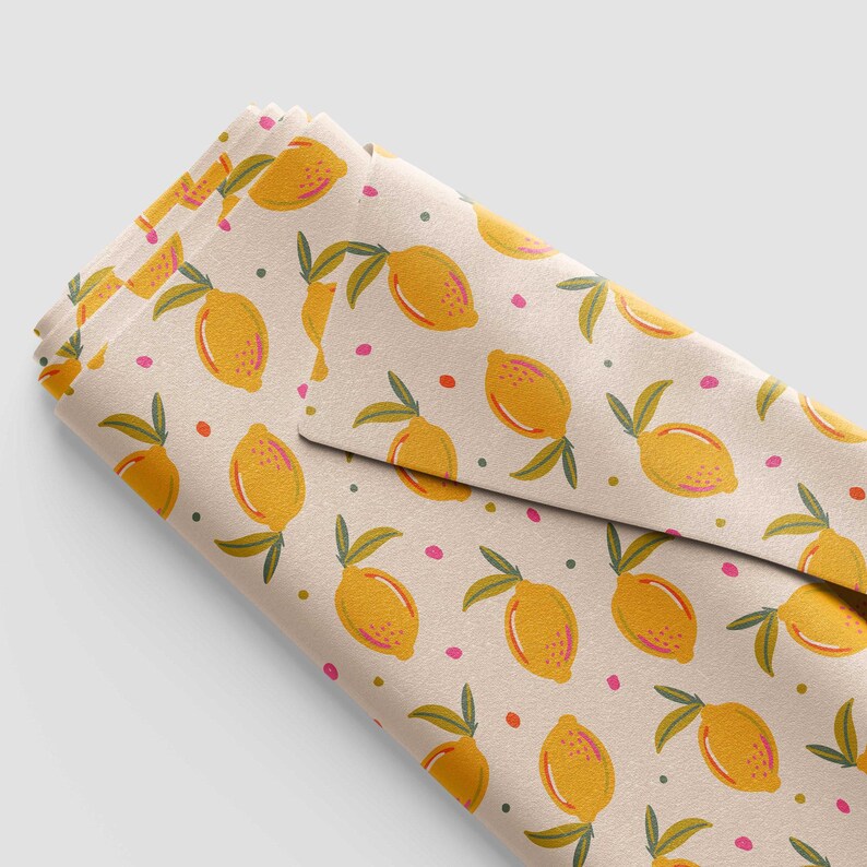 Lemons Seamless Pattern Lemons Digital Pattern Lemon Repeat Seamless ...
