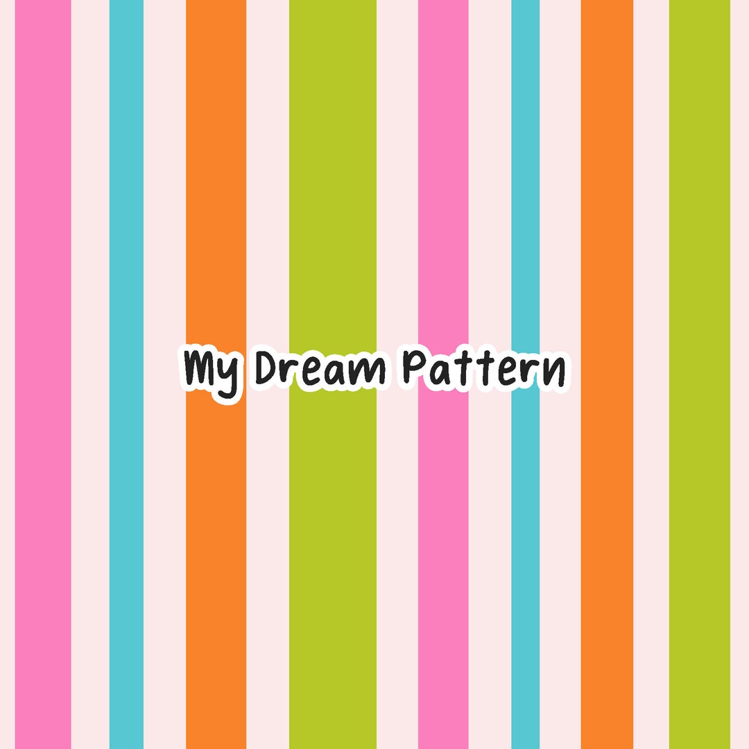 Spring Summer Stripes Seamless Pattern Summer Stripes Repeat Pattern - Etsy