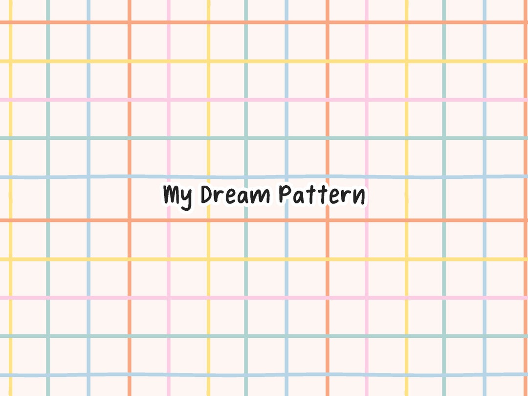 Pastel Grid Seamless Pattern Grid Seamless File Grid Digital Pattern - Etsy