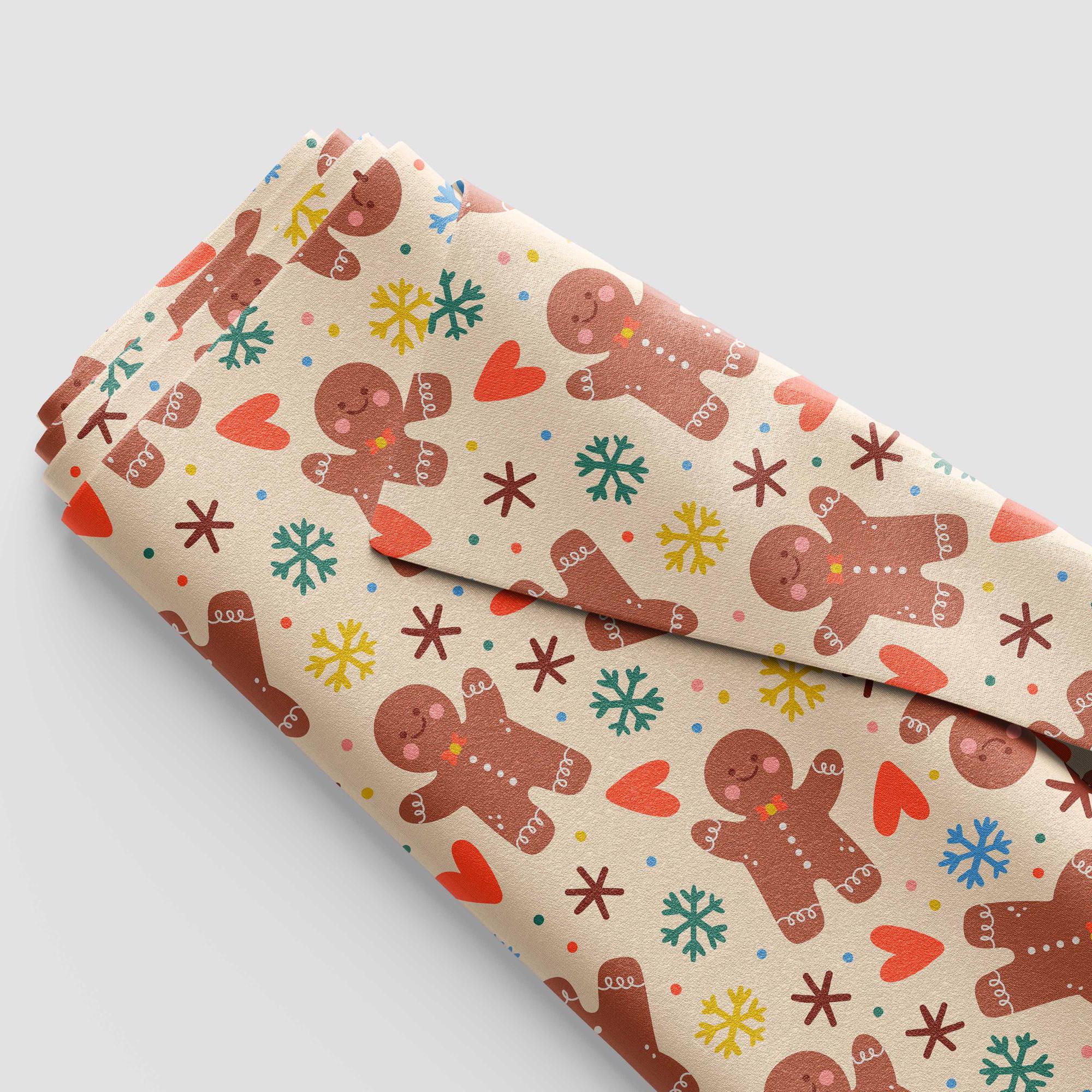 Christmas Cookie Seamless Pattern Gingerbread Seamless File - Etsy