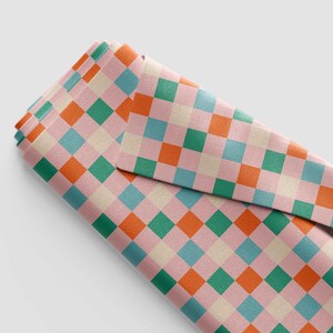 Retro Chirstmas Checkered Pattern Christmas Checkerboard Repeat ...