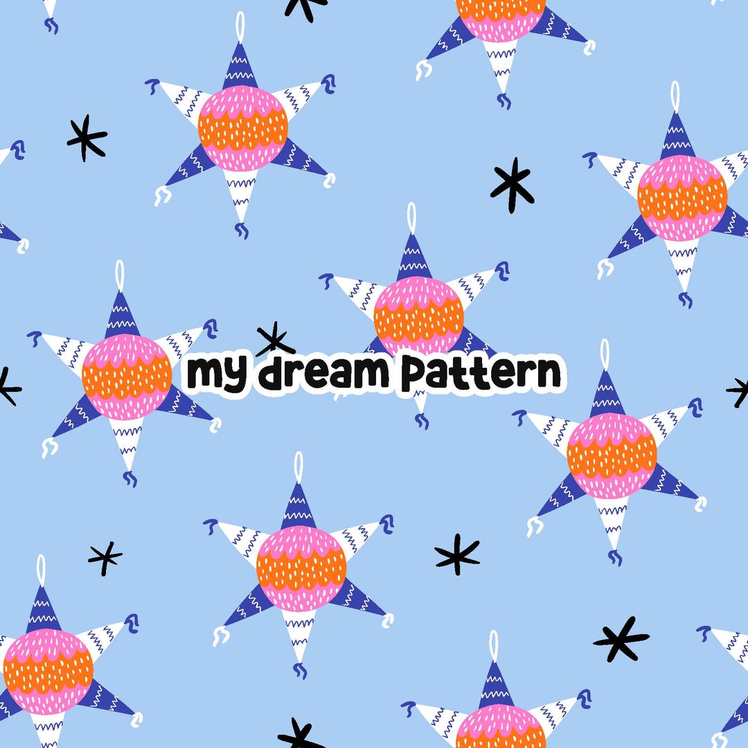 Pinata Seamless Pattern Pinata Repeat Pattern for Fabric - Etsy