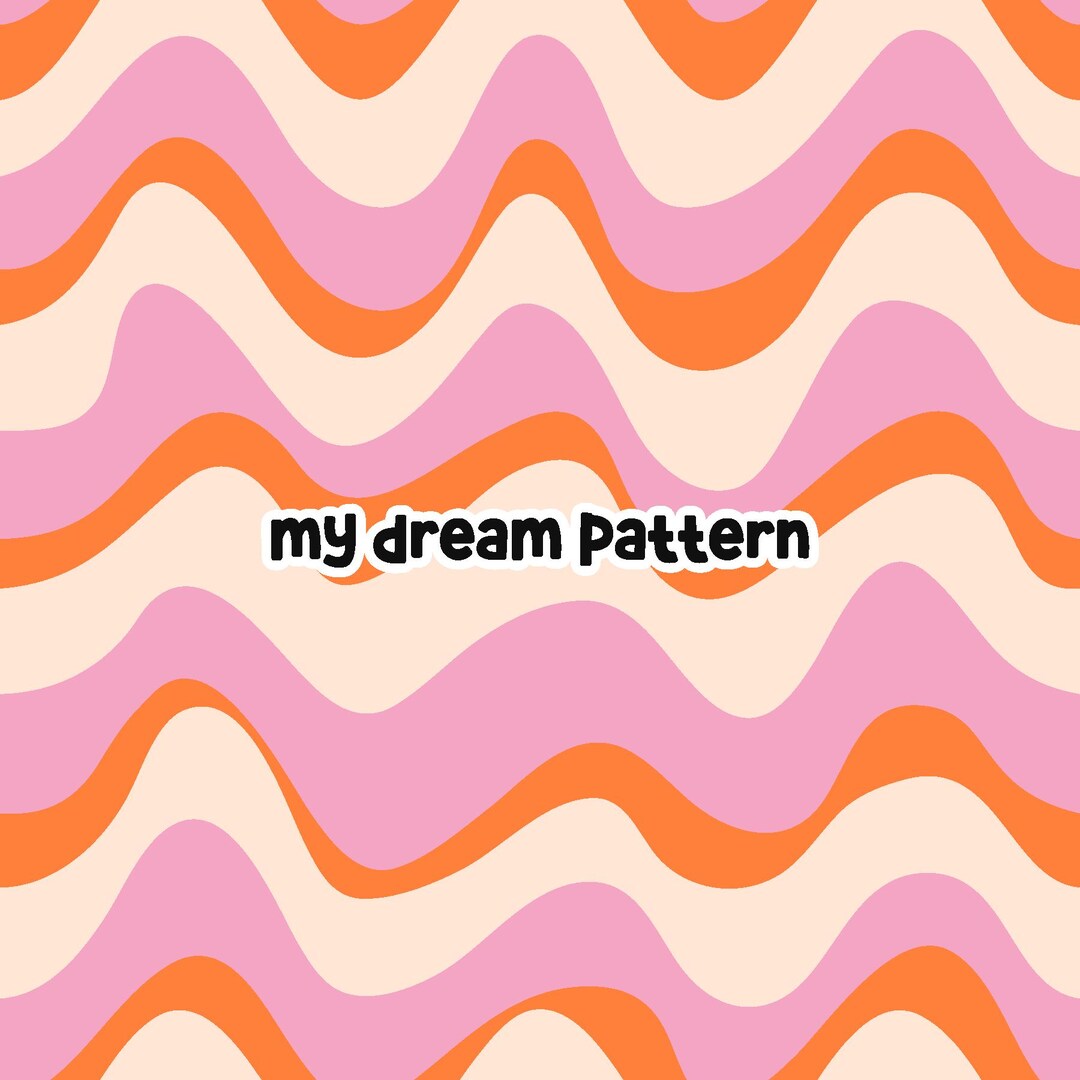 Retro Waves Seamless Pattern Waves Digital Pattern Wavy Seamless File ...