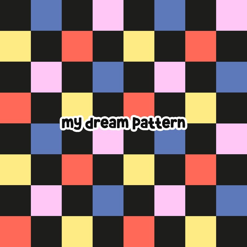 Checkered Pattern Checkerboard Seamless Repeat Pattern for Fabric - Etsy
