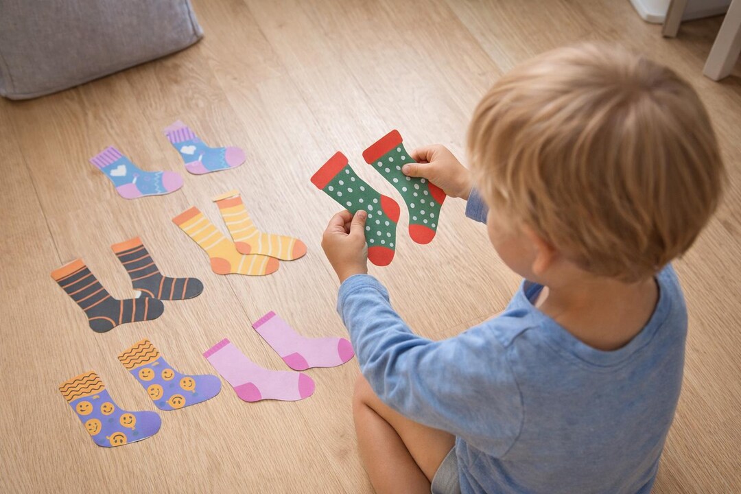 Sock Matching Early Years Maths Game, Preschool, Home Learning, Maths ...