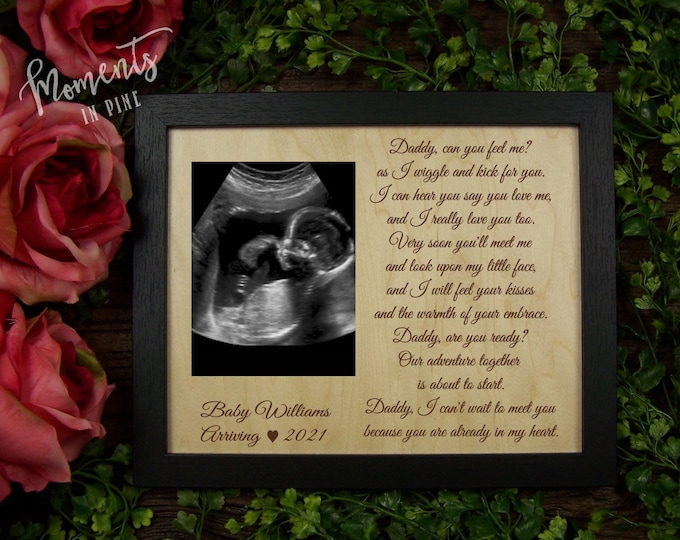Daddy to Be Father's Day Gift From Unborn Baby / Picture Frame for ...