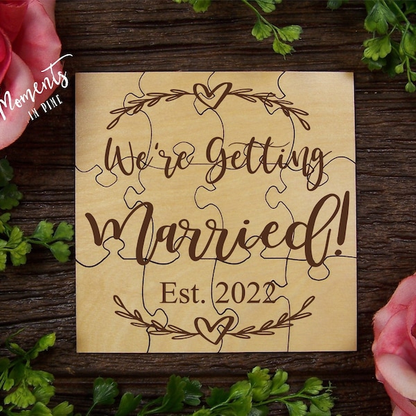 We Are Getting Married Announcement - Etsy