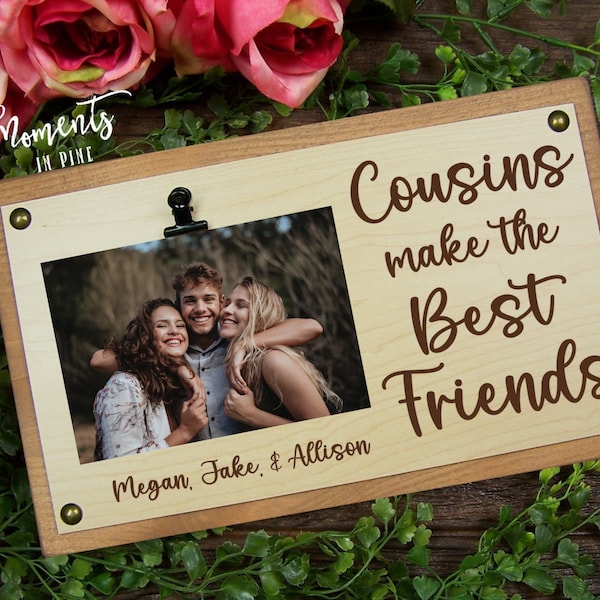 Cousin Birthday Photo Frame - Etsy