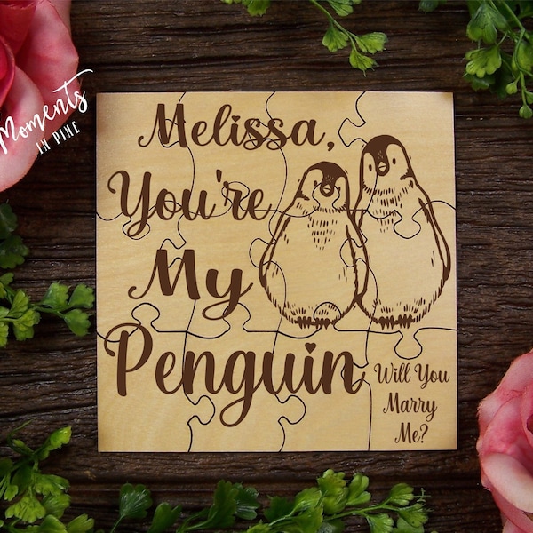 Penguin Proposal - Etsy