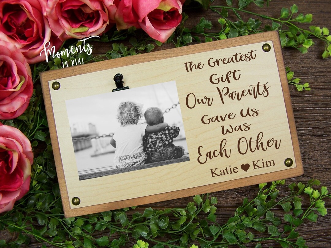 Siblings Picture Frame Custom Personalized Siblings Gift, Brother ...