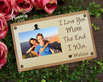 I Love You Frame | Etsy