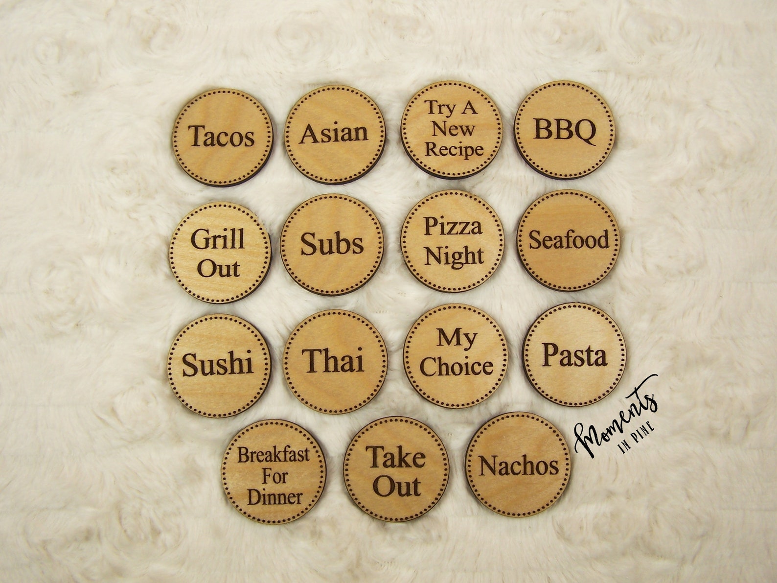 Dinner Decider Tokens Coins Family Night Gift Chef Foodie Gift Food ...