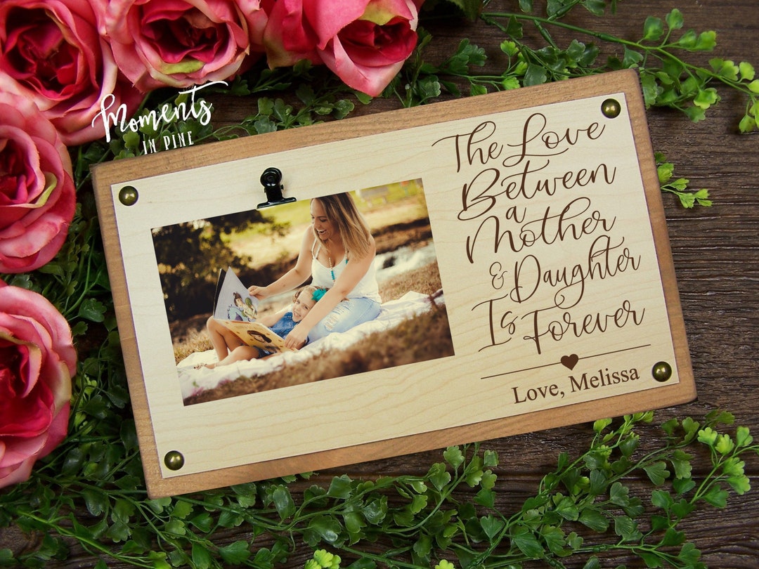 Personalized Mom Gift From Daughter Picture Frame Keepsake Photo Frame ...