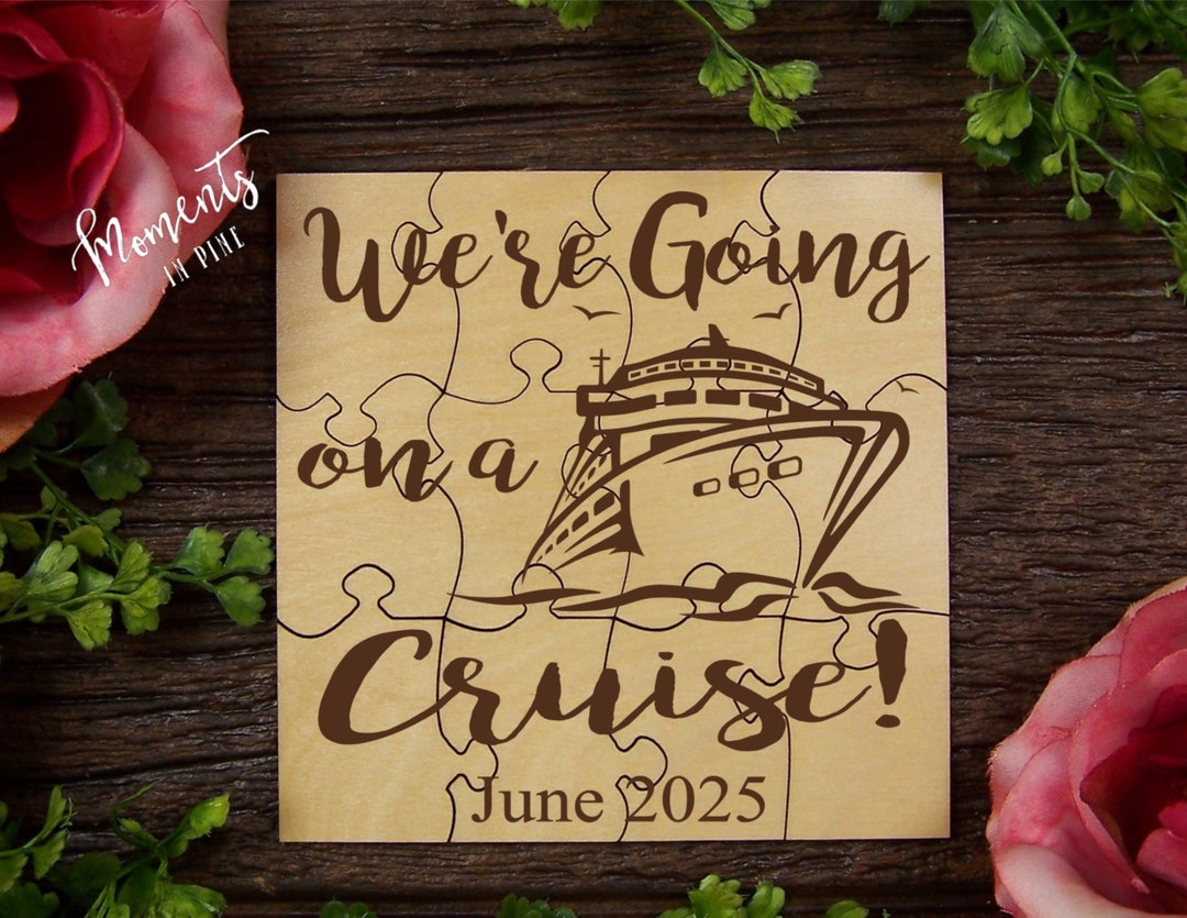 We're Going on A Cruise Vacation Surprise Trip Reveal Puzzle ...