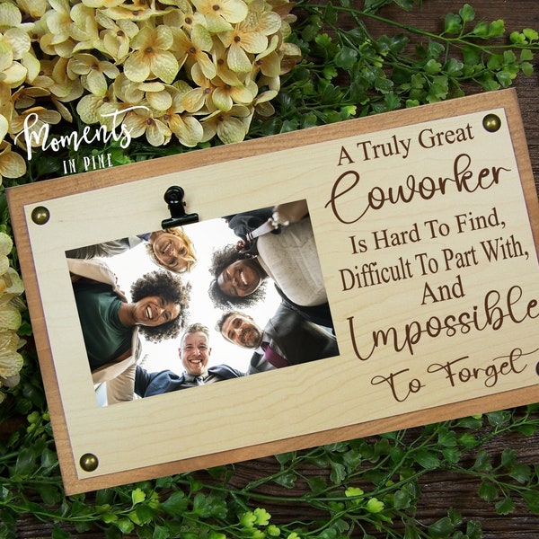 Colleague Picture Frame - Etsy