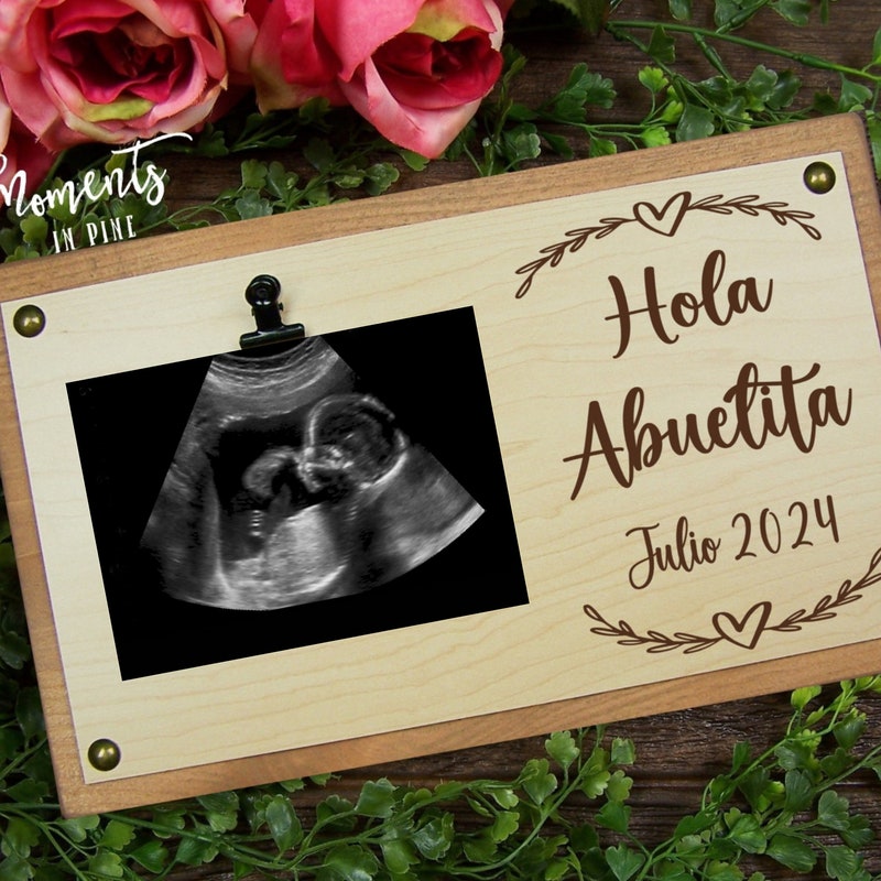 Spanish Baby Announcement - Etsy