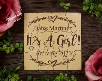 Gender Reveal Puzzle - Etsy