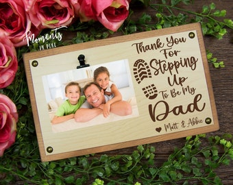 Step Dad Wood Sign - Etsy