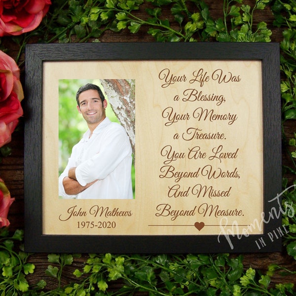 Loss of Brother Picture Frame - Etsy