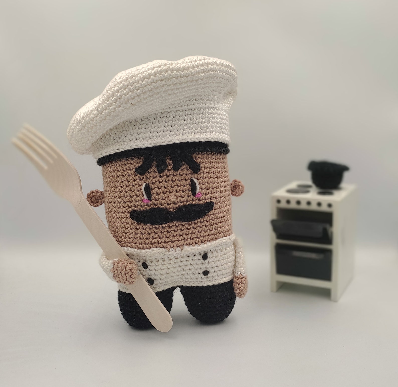 Chef Amigurumi Pattern Crochet Pattern Amigurumi Pattern - Etsy