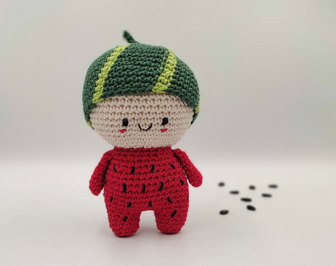 Watermelon Doll Amigurumi Pattern - Crochet Pattern - Crochet ...