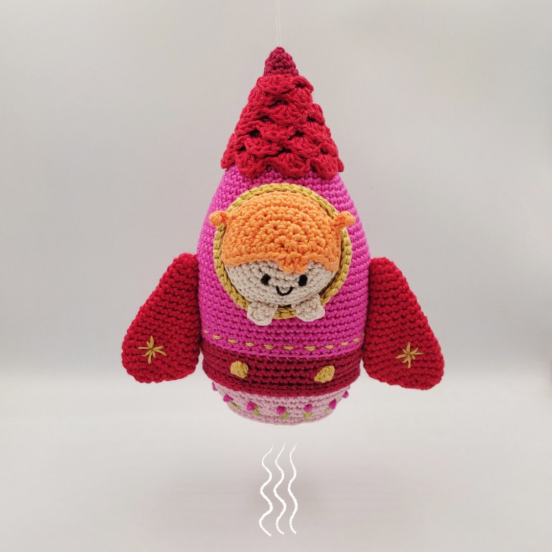 Spaceship Amigurumi Pattern - Crochet Pattern - Spaceship Pattern ...