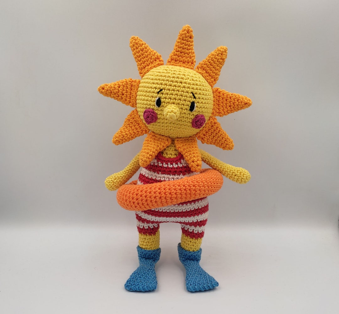 Elio Pattern - Crochet Summer Pattern - Crochet Sun - Amigurumi Summer ...