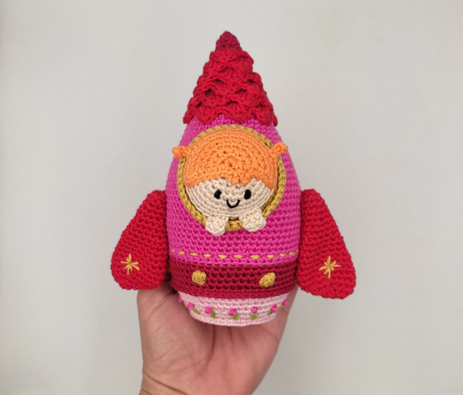 Spaceship Amigurumi Pattern Crochet Pattern Spaceship Pattern Amigurumi ...
