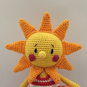 Elio Pattern - Crochet Summer Pattern - Crochet Sun - Amigurumi Summer ...