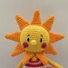 Elio Pattern - Crochet Summer Pattern - Crochet Sun - Amigurumi Summer ...
