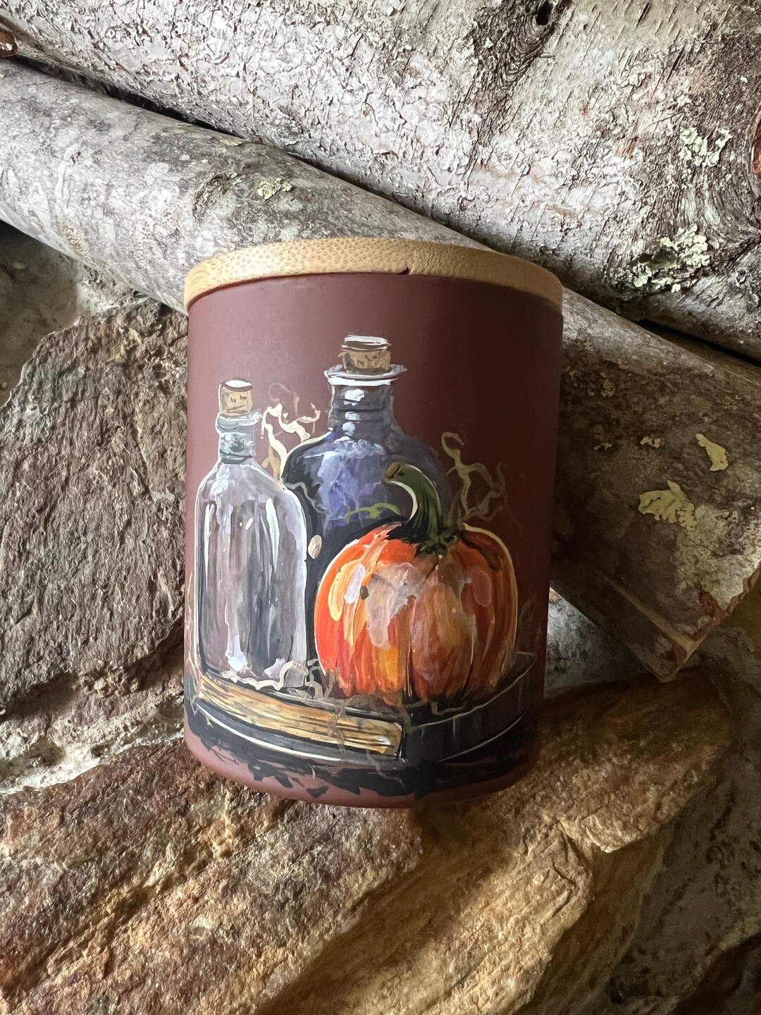 Alchemist Apothecary Candle HAND Painted/hand Poured 10oz Vampire's ...